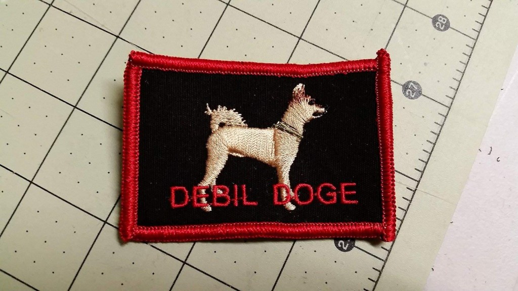 Debil Doge Patch – Briarwood Makery